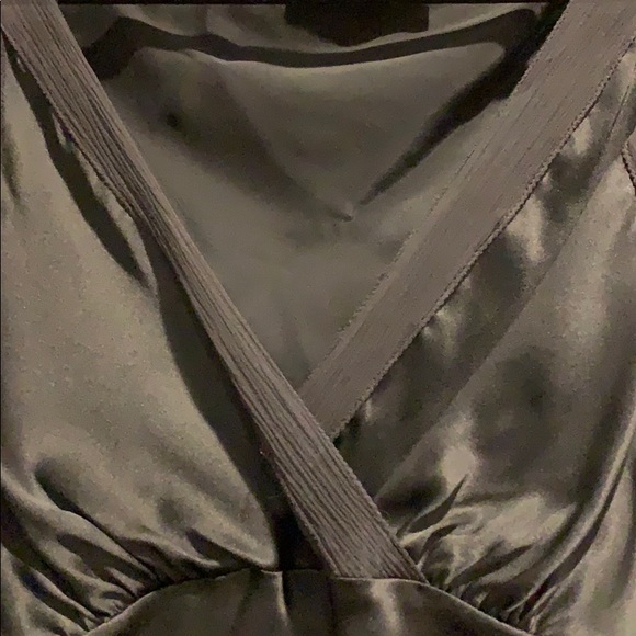 The Limited | Tops | Satin Crossover Tank With Sheer Edging | Poshmark